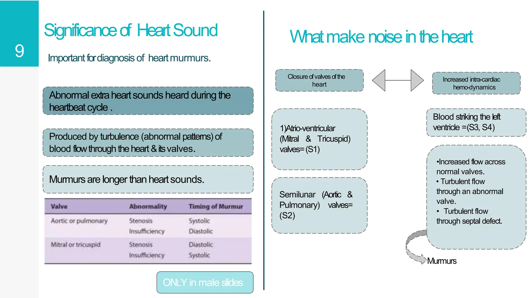 heart sounds and murmurs only and only one ppt | PPTX | Heart and ...