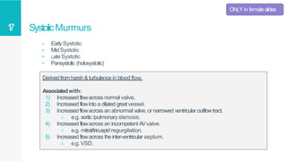 heart sounds and murmurs only and only one ppt | PPTX | Heart and ...