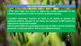 RTSP Protocol Analysis Of A Streaming Thorugh IPv6 Network | PPT