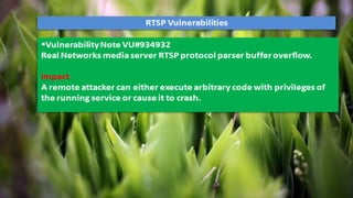 RTSP Protocol Analysis Of A Streaming Thorugh IPv6 Network | PPT