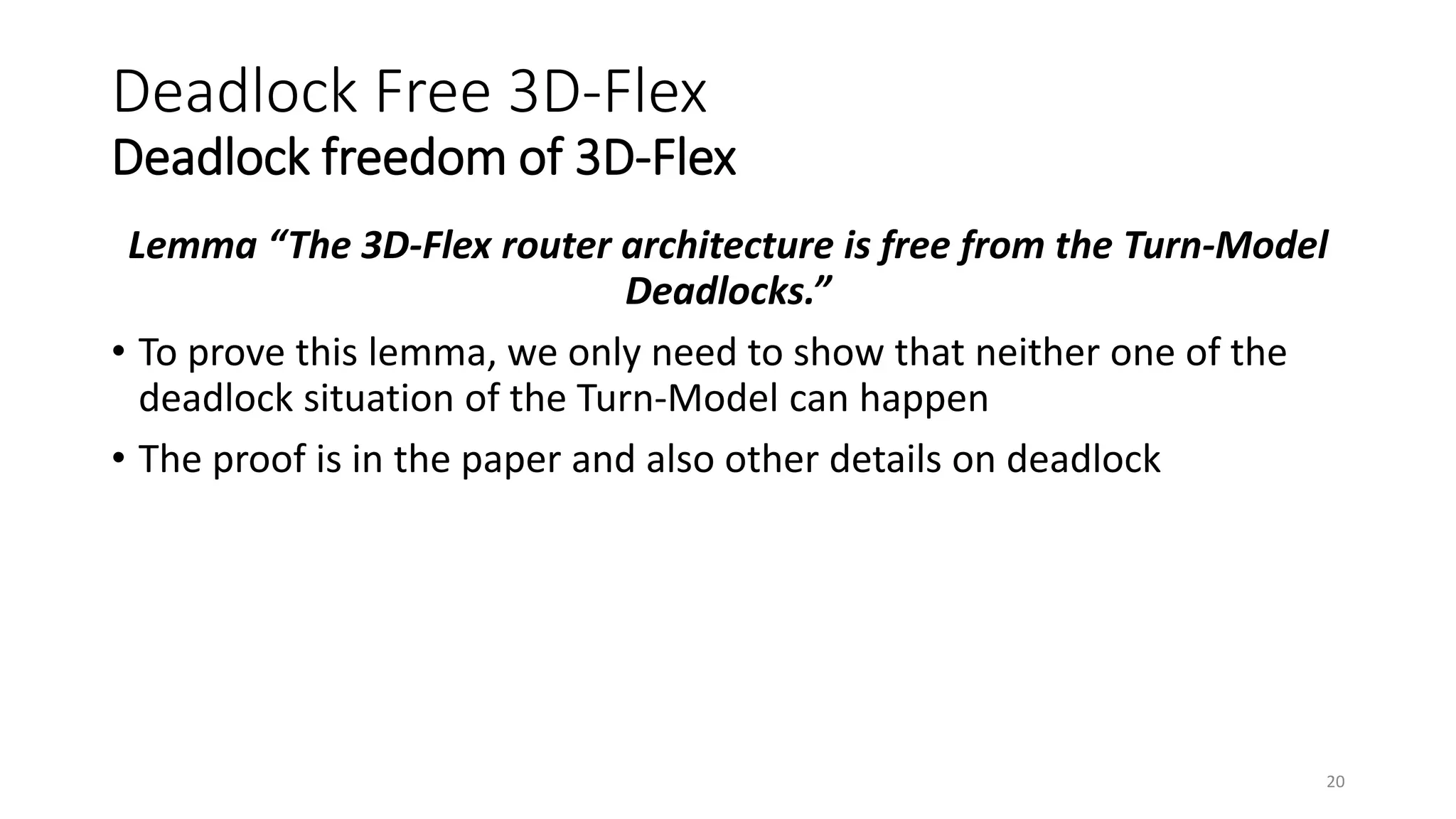 A Flexible Router Architecture For 3d Network On Chips Ppt