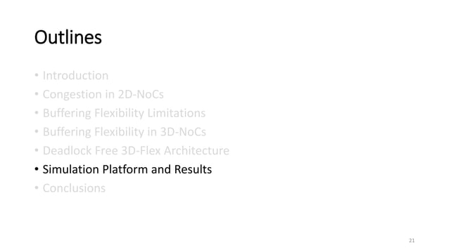 A Flexible Router Architecture for 3D Network-on-Chips | PPT