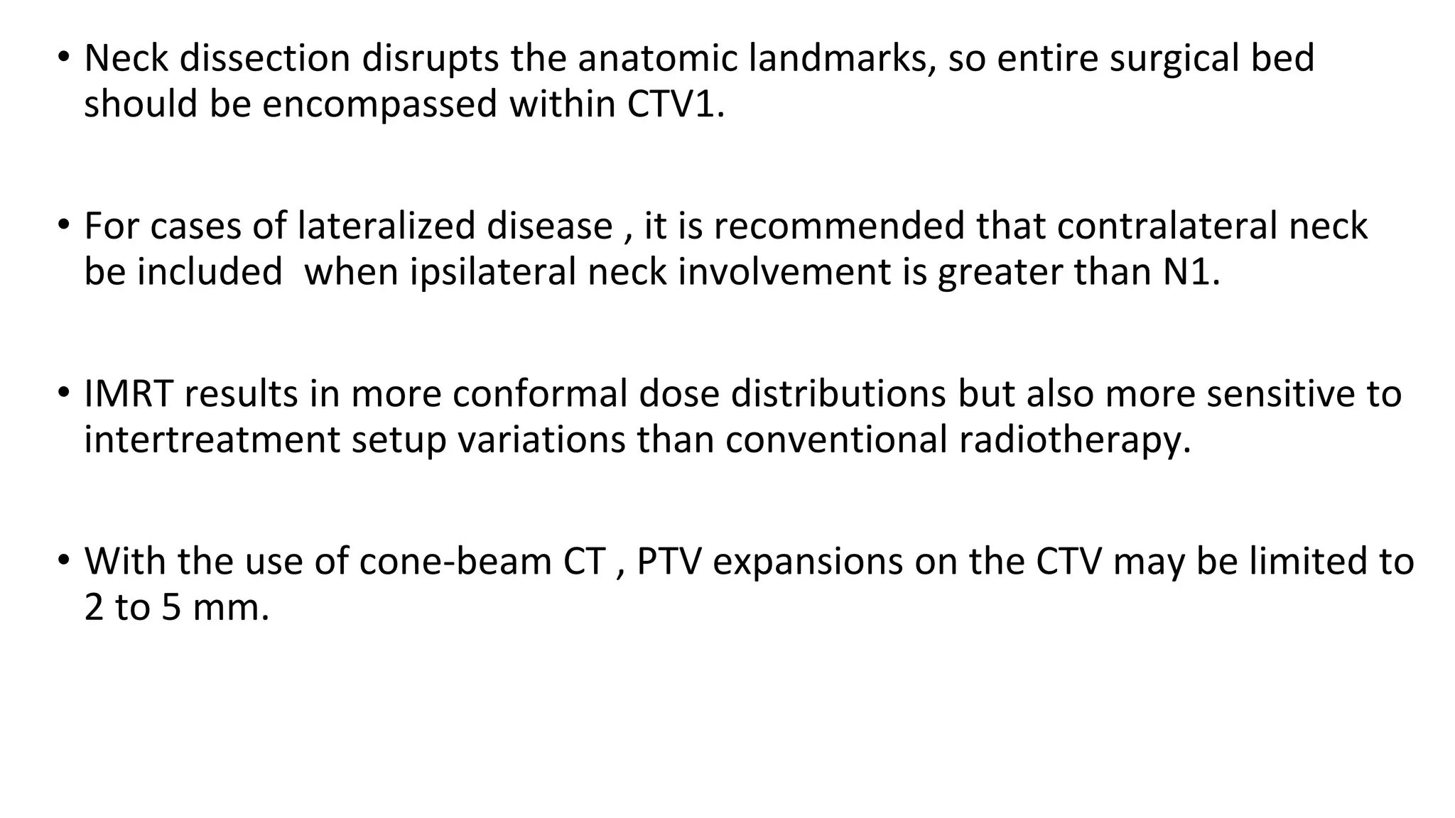 Radiotherapy techniques, indications and evidences in oral cavity and ...