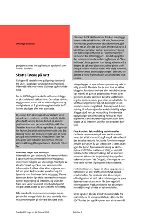 RTT Offentlige skattelister | PDF