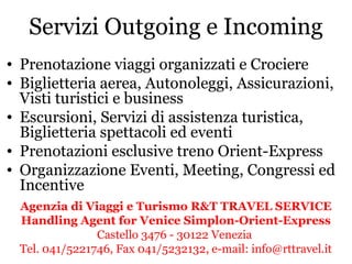 R&t travel venice | PPT | Travel