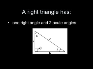 Rt triangle trig | PPT
