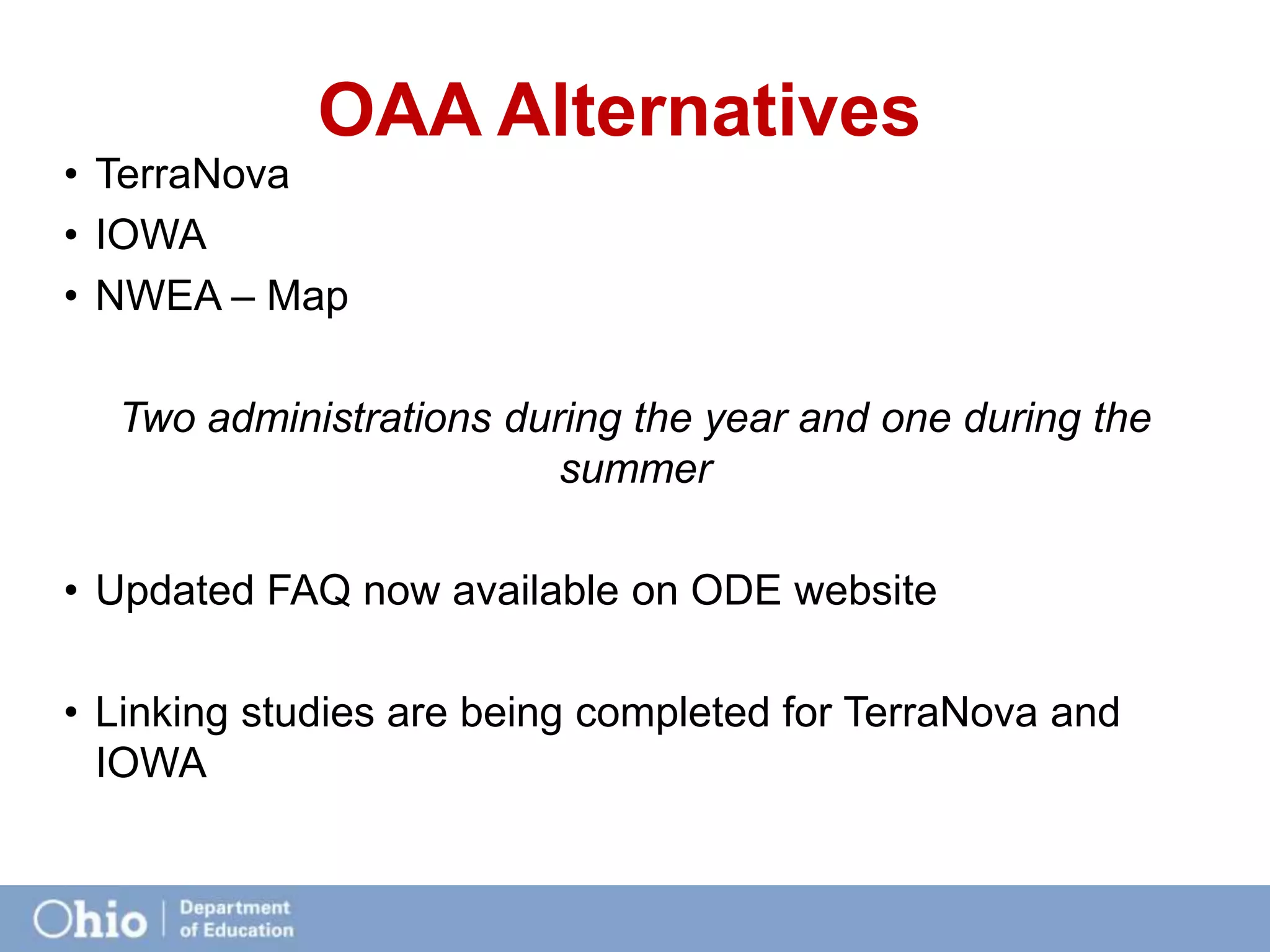 3rd Grade Guarantee, ODE | PPTX