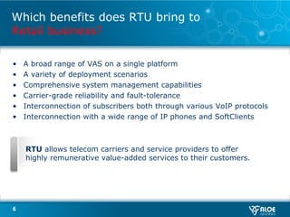 Retail and Transit Unit (RTU) | PPT