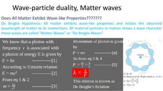 Rtu ch-2-qauntum mech | PPTX | Physics | Science