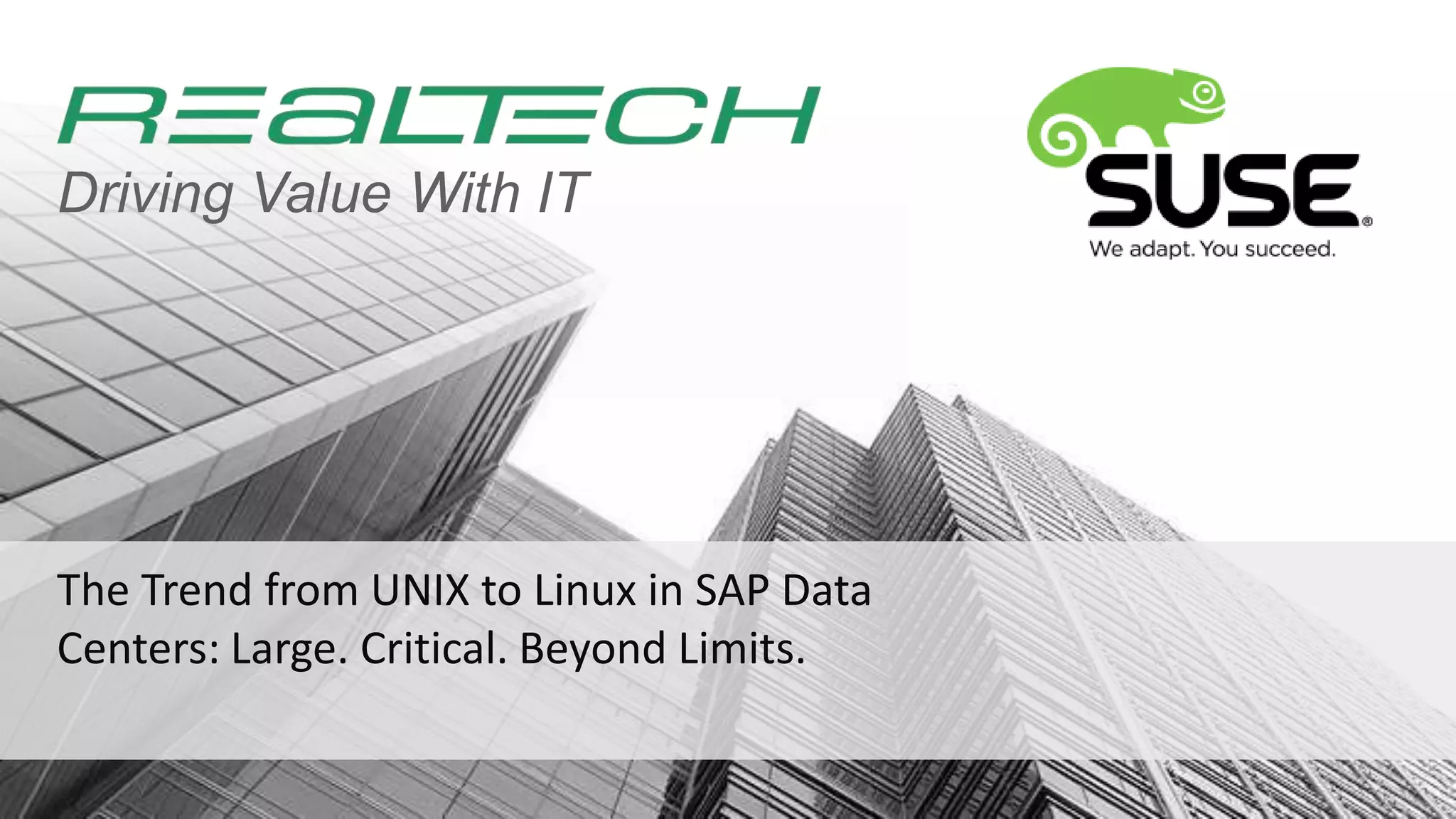 Trends in SAP Data Centers | PPTX