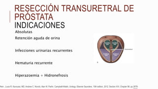 Reseccion Transuretral de Prostata, tecnica quirurgica | PPTX