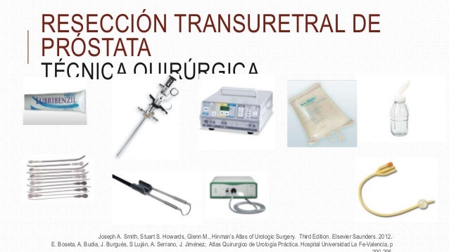 Reseccion Transuretral de Prostata, tecnica quirurgica