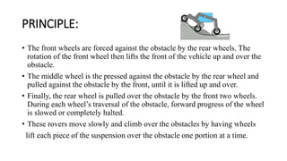 Presentation on All Terrain Vehicle (Rocker Bogie Mechanism) | PPTX