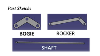 Presentation on All Terrain Vehicle (Rocker Bogie Mechanism) | PPTX
