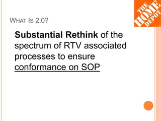 RTV status report vision plan statement | PPTX