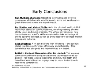 Virtual Open Space Conference 5.09