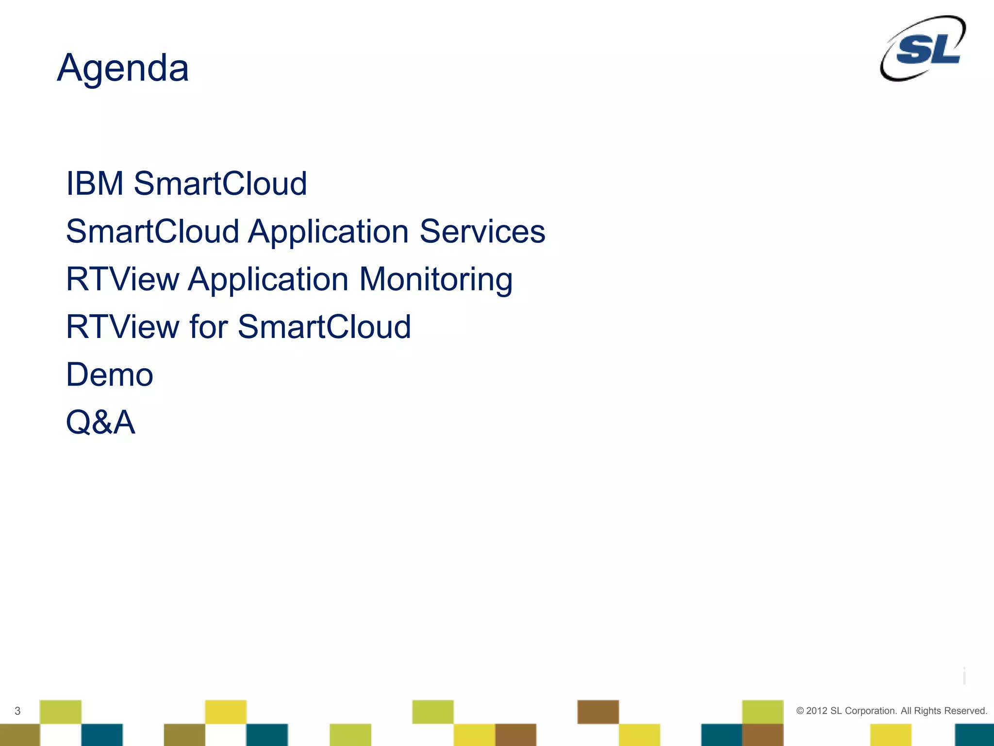 RTView - Monitoring Service for SmartCloud Applications | PPT