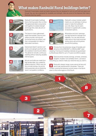 Ranbuild Rural Range - Outdoor Steel Solutions | PDF