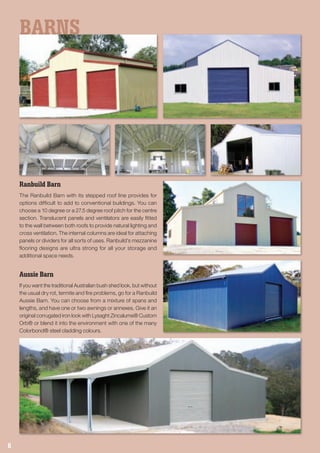 Ranbuild Rural Range - Outdoor Steel Solutions | PDF