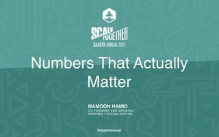 "Numbers That Actually Matter For Founders" | PPTX