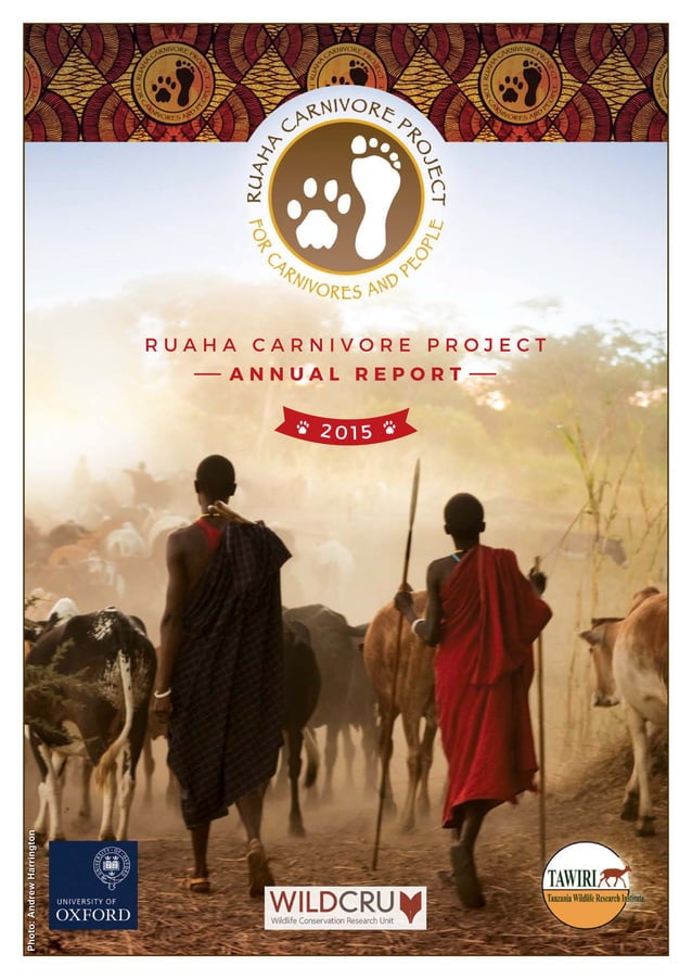 Ruaha Carnivore Project - Annual Report 2015 (digital edition) | PDF