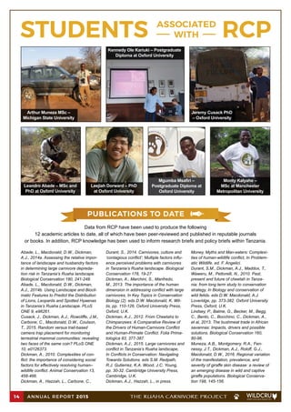 Ruaha Carnivore Project - Annual Report 2015 (digital edition) | PDF