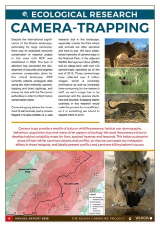 Ruaha Carnivore Project - Annual Report 2015 (digital edition) | PDF