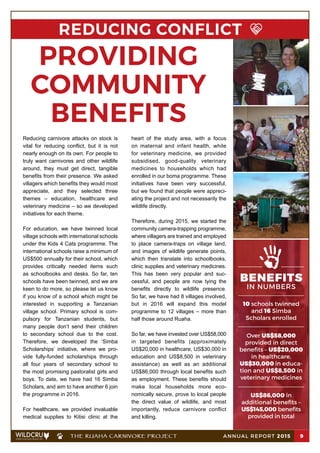 Ruaha Carnivore Project - Annual Report 2015 (digital edition) | PDF