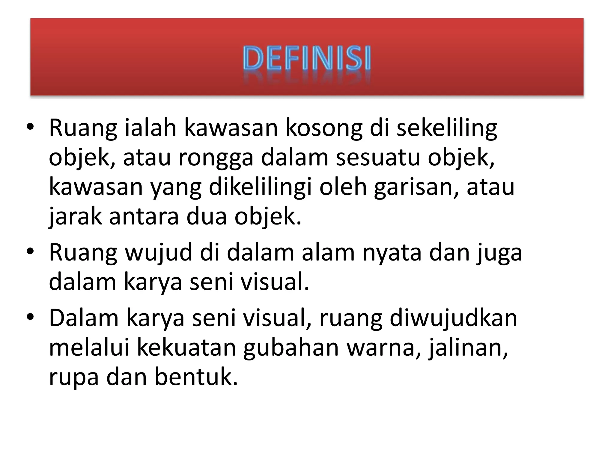 Ruang_seni dalam pendidikan | PPTX