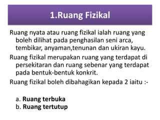 Ruang_seni dalam pendidikan | PPTX