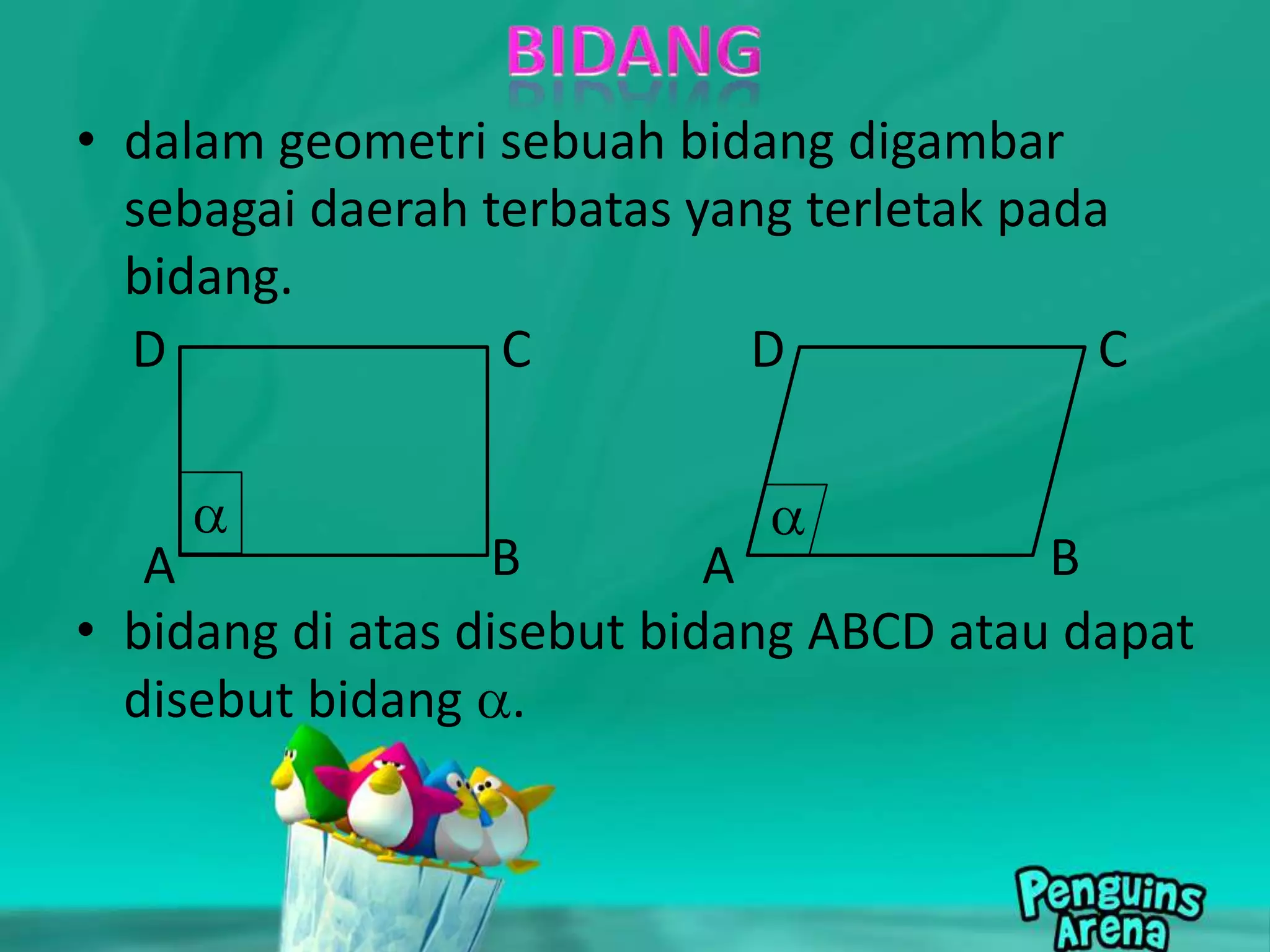 Ruang dimensi tiga | PPTX
