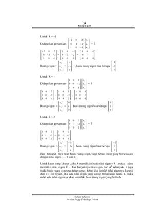 Ruang eigen | PDF