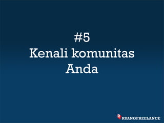 Ruang Freelance - Pertimbangan Penting! | PDF