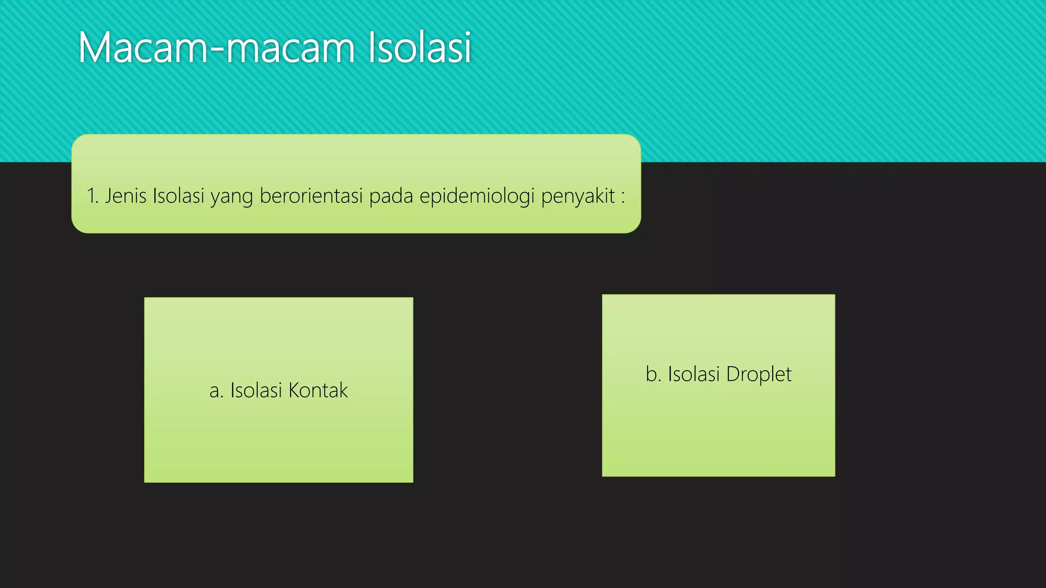 Ruang isolasi copy | PPTX