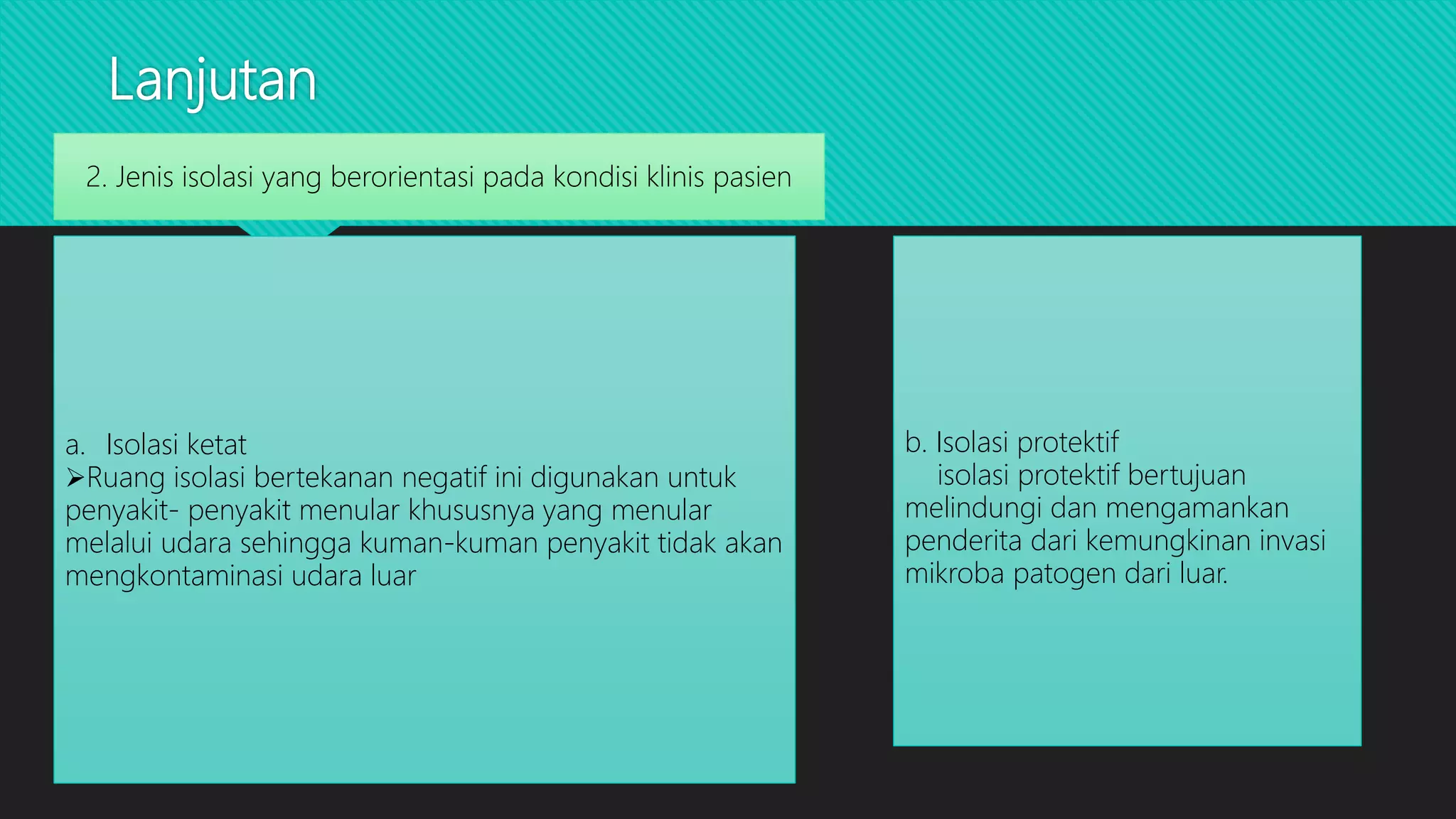 Ruang isolasi copy | PPTX