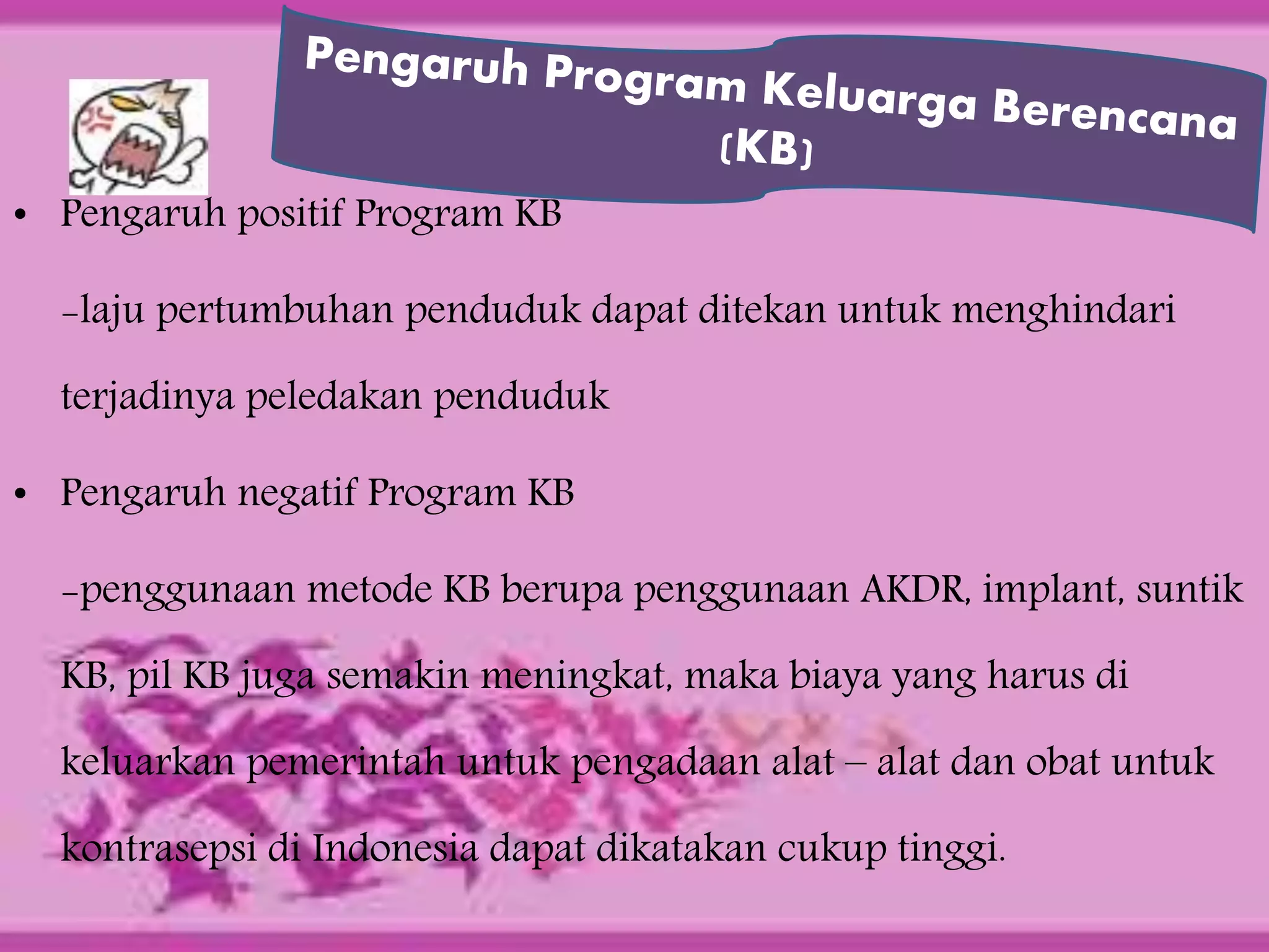 Ruang lingkup program keluarga berencana,ppt | PPTX