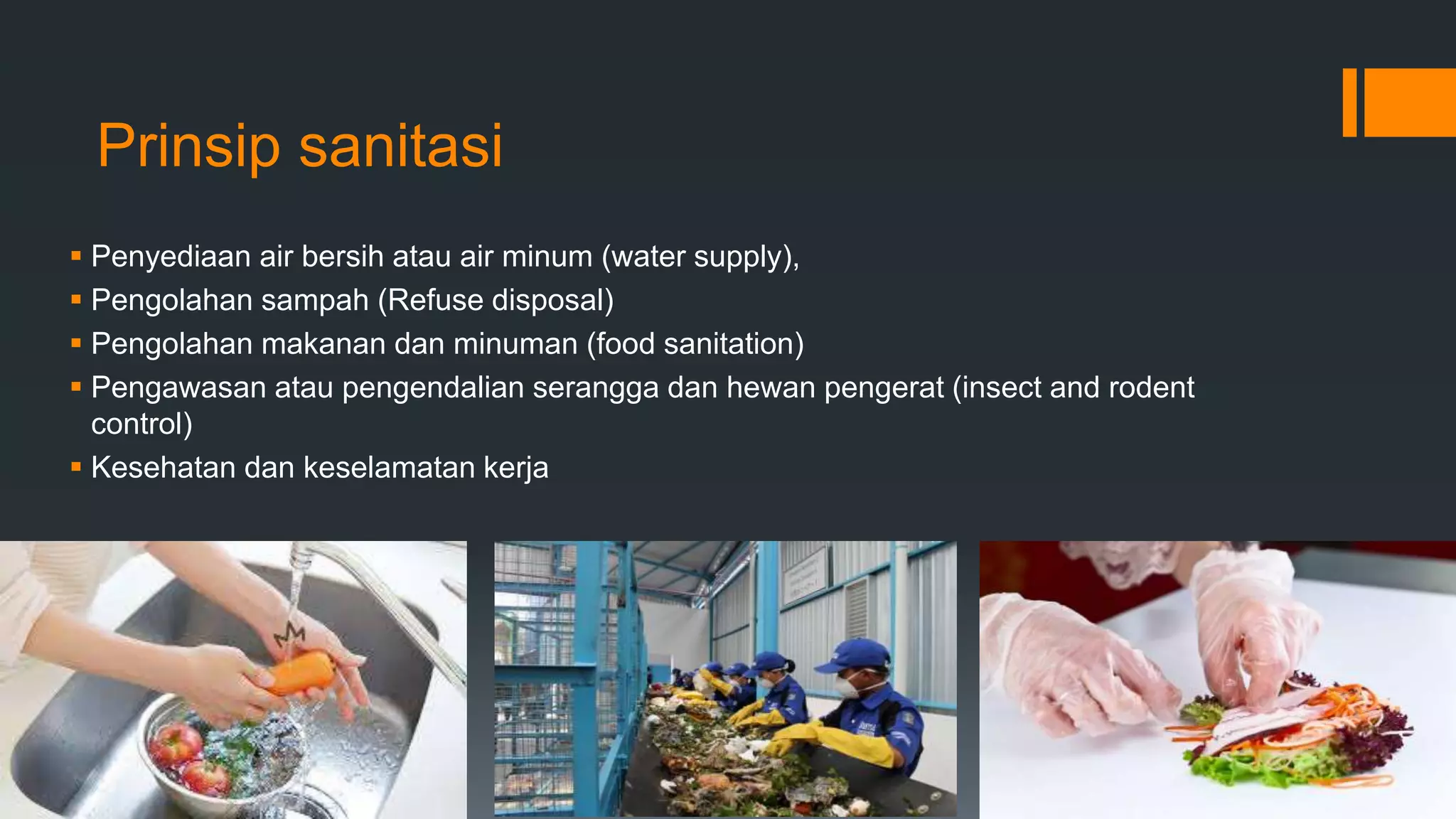 Ruang lingkup sanitasi | PPTX