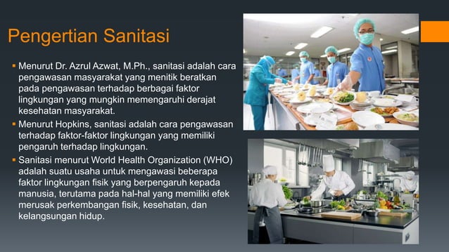 Ruang lingkup sanitasi | PPTX