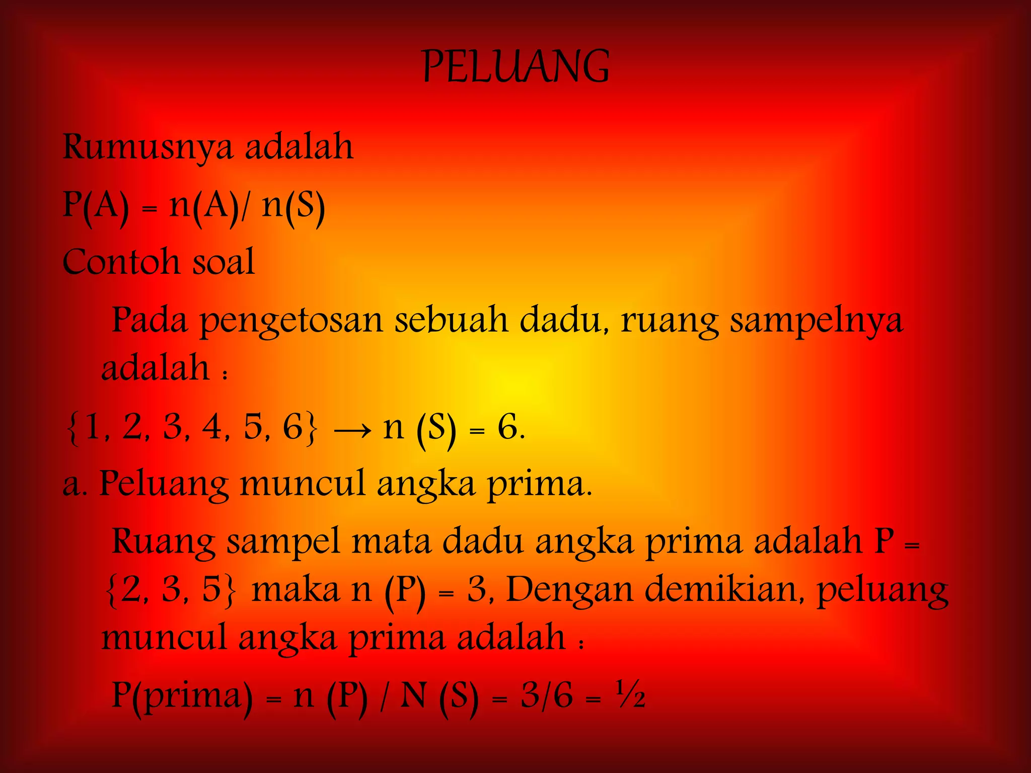 Ruang sampel dan frekuensi harapan | PPTX
