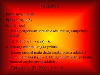 Ruang sampel dan frekuensi harapan | PPTX