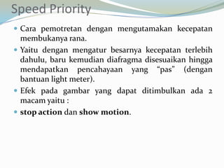 Ruang tajam dan speed | PPTX