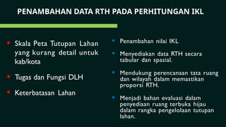 RUANG TERBUKA HIJAU IKL kabupaten bandung | PPT