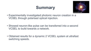 Photonic Neurons: Spiking Information Processing with Lasers | PDF