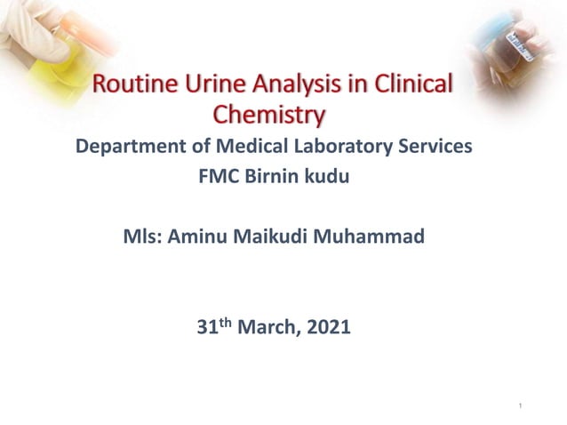 RUA(Urineanalysis)3.p and lab experiment | PPT