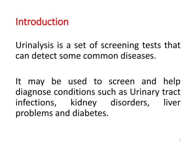 RUA(Urineanalysis)3.p and lab experiment | PPT