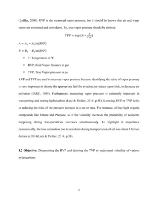 reid vapor pressure | PDF