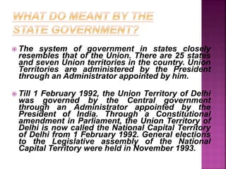 STATE GOVT. & HIGH COURT | PPTX