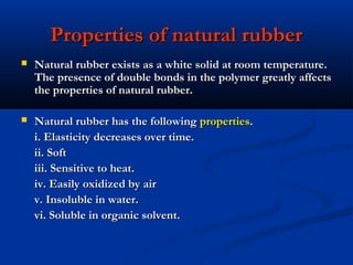 Rubber | PPT
