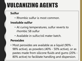 RUBBER COMPOUNDING PRESENTATION DONE BY WAYNE MUTATAVIKWA AND TAFADZWA ...