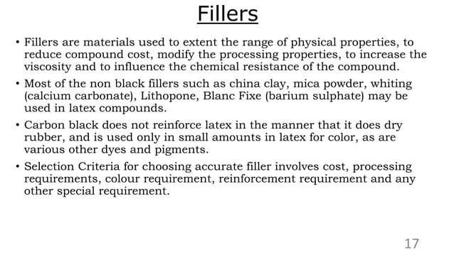 Compounding Of Rubber | PPTX
